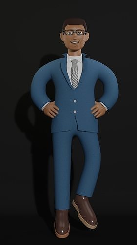 Minimal Character free VR / AR / low-poly 3D model | CGTrader