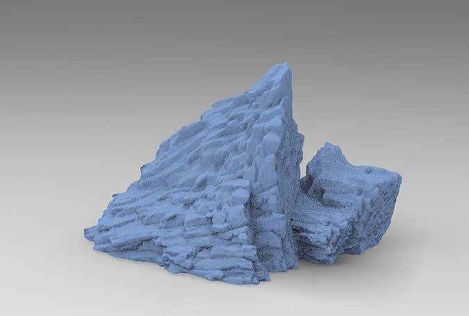 Dark Horror Cliffs Small 1 3D model | CGTrader