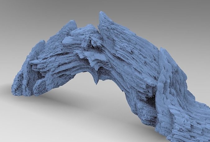 Gothic Cliffs Bridge 1 3D model | CGTrader