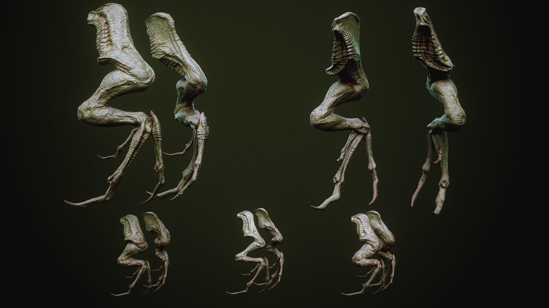 DEMON part three 40 Arms with Blendshapes 3D model | CGTrader