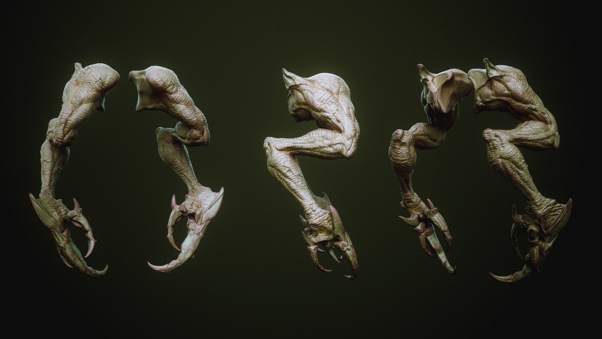 DEMON part three 40 Arms with Blendshapes 3D model | CGTrader