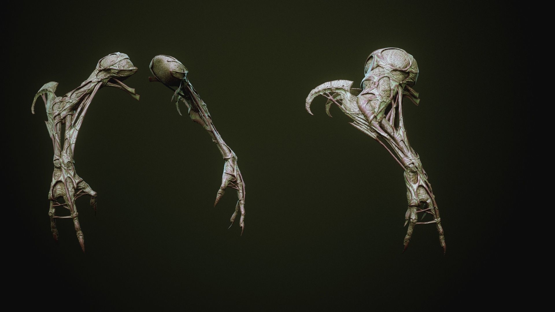 DEMON part three 40 Arms with Blendshapes 3D model | CGTrader