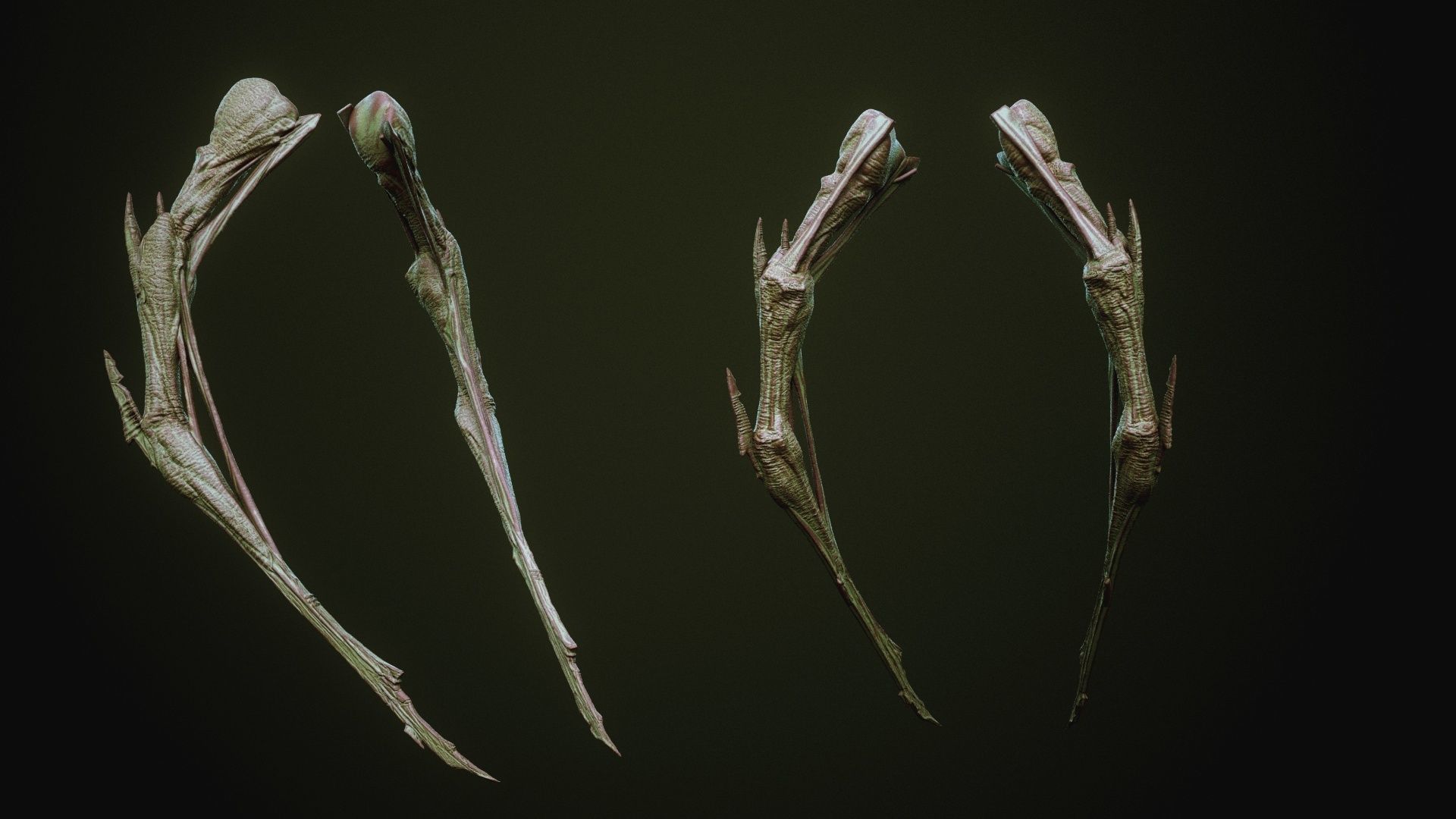 DEMON part three 40 Arms with Blendshapes 3D model | CGTrader