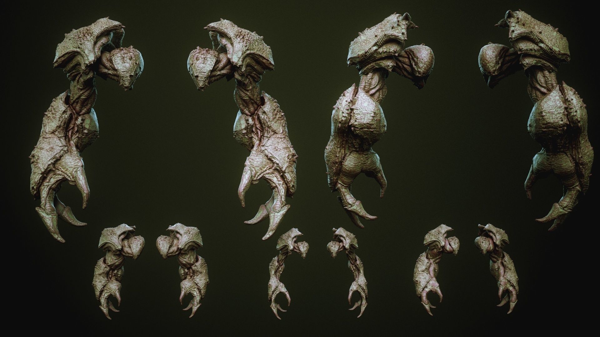DEMON part three 40 Arms with Blendshapes 3D model | CGTrader