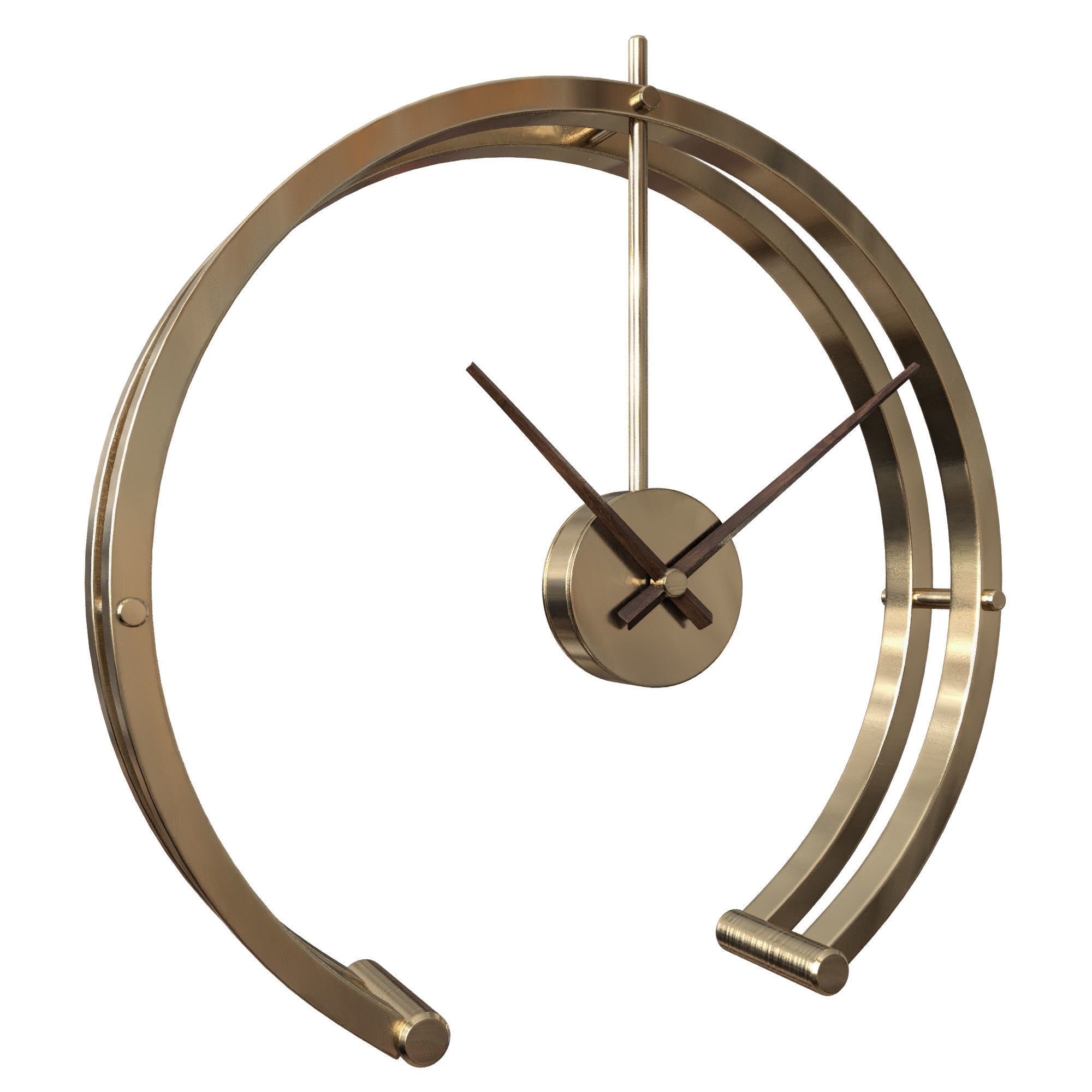 wall clock 12 3D model | CGTrader