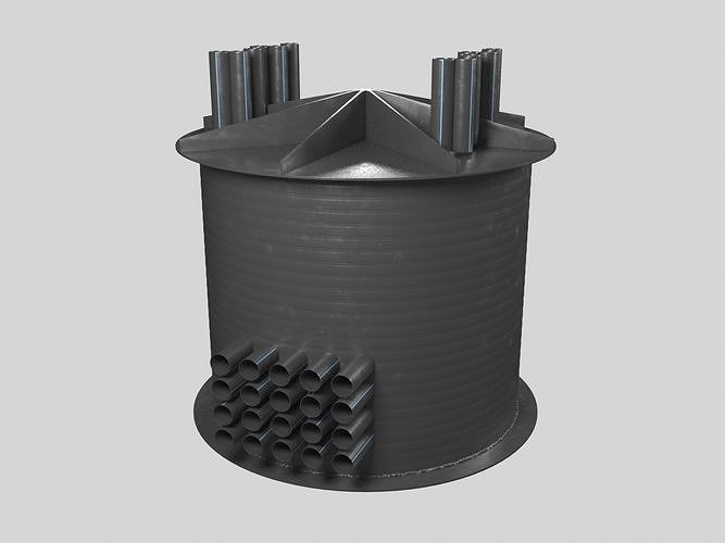 PS cable pits 3D model | CGTrader