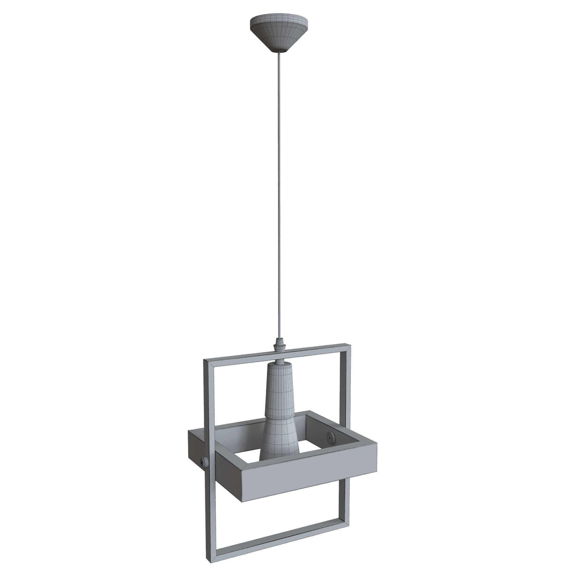 box ceiling light 3D model | CGTrader