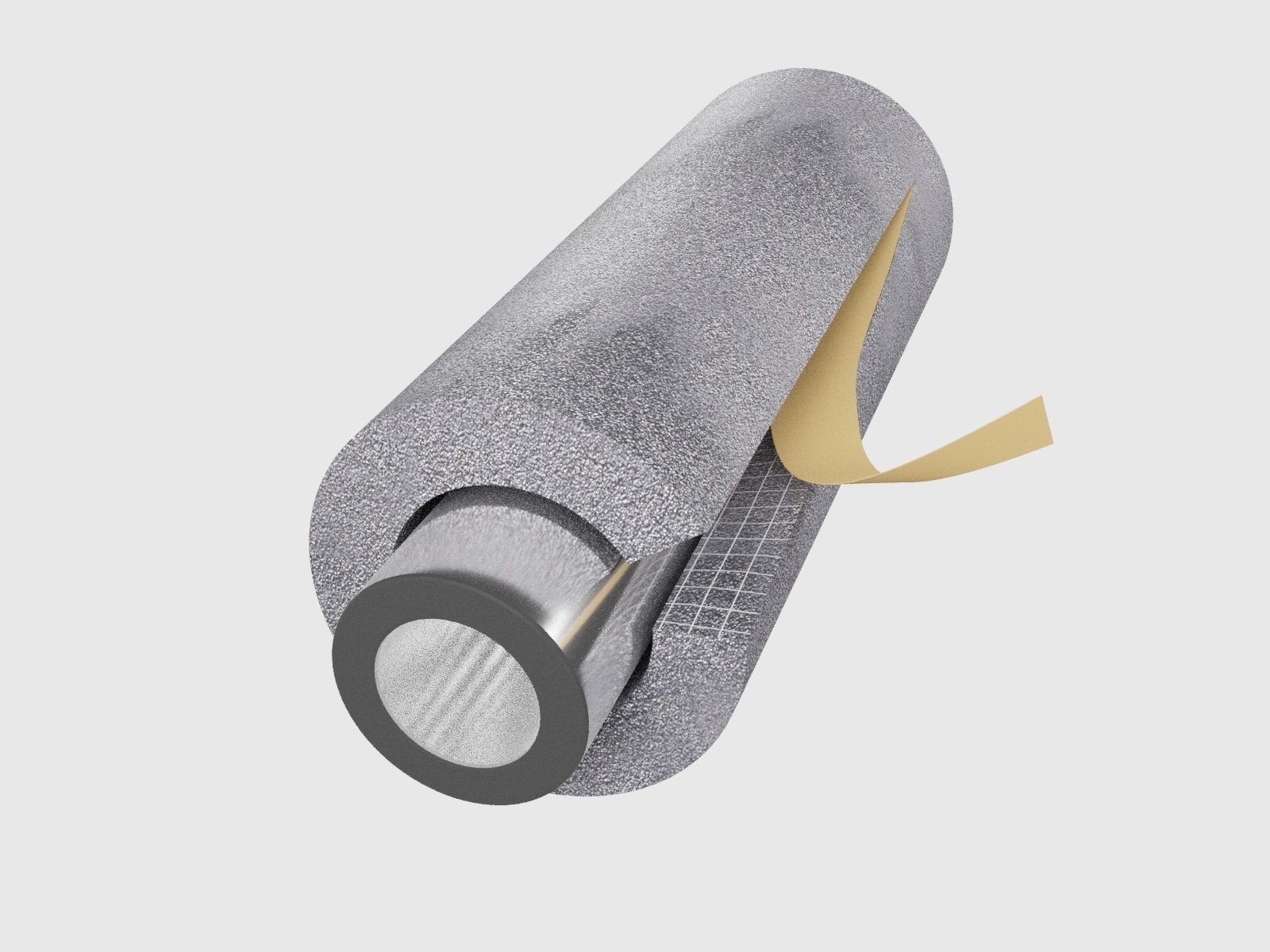 Pipe insulation 3D model | CGTrader