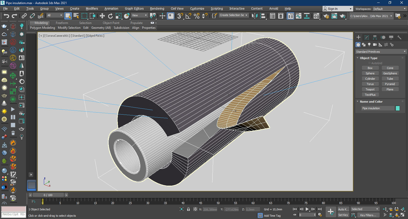 Pipe insulation 3D model | CGTrader