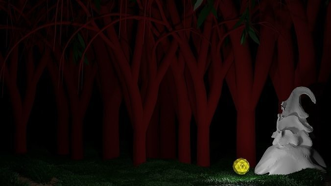 Dark forest free 3D model | CGTrader