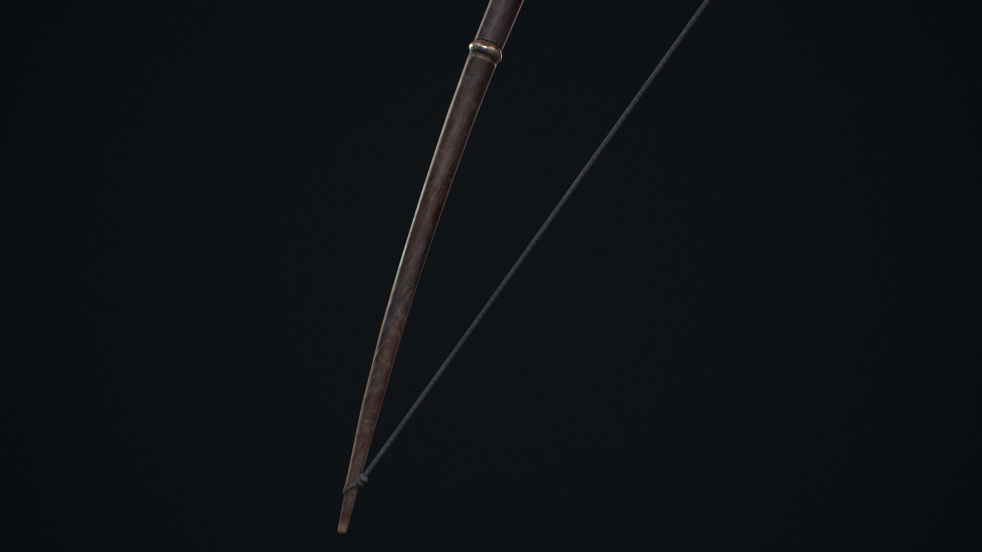 3D model Medieval Weapon Bow and Arrow -PBR- Game Ready VR / AR / low ...