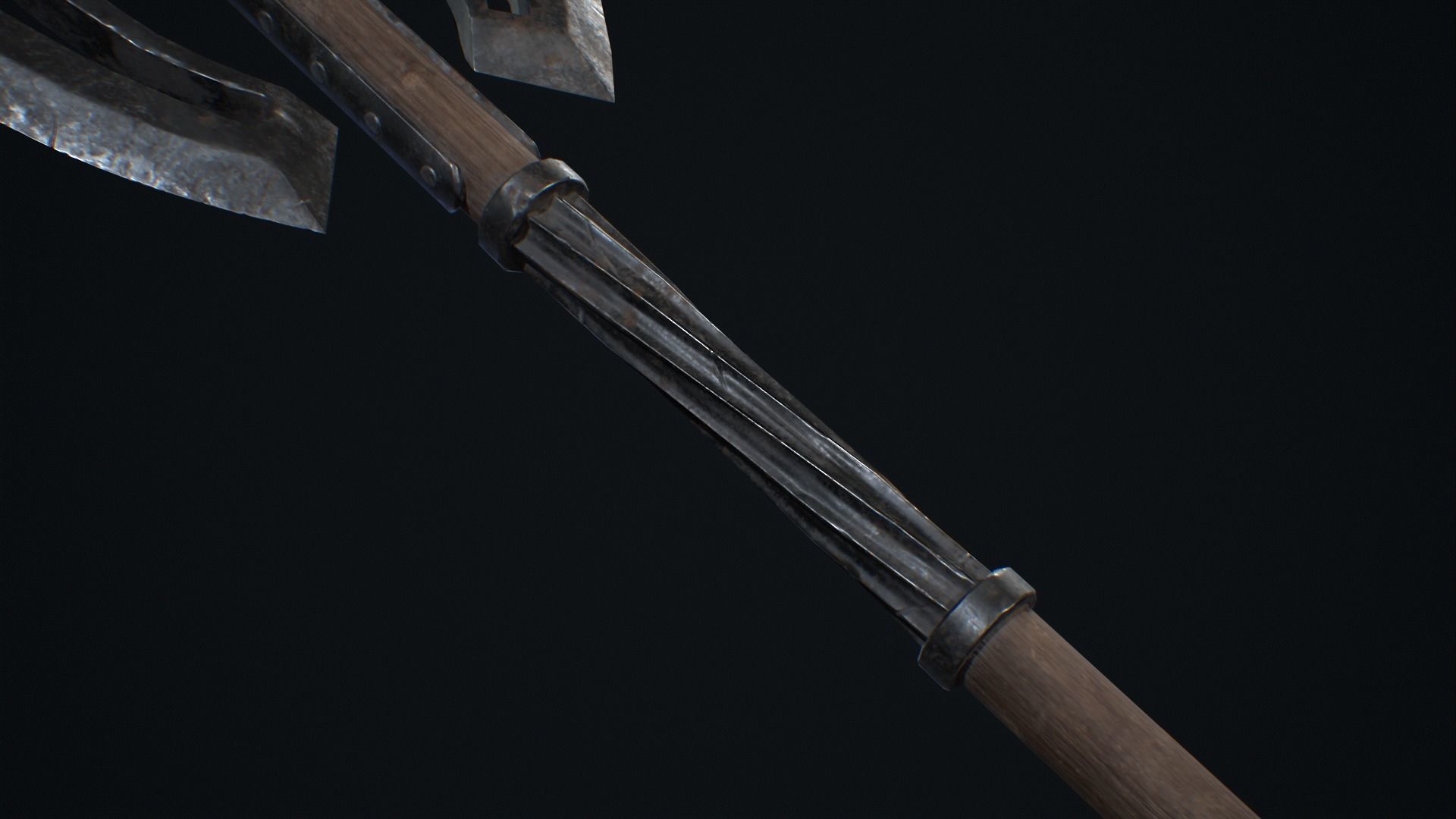 3D model Medieval Weapon War Axe -PBR- Game Ready VR / AR / low-poly | CGTrader