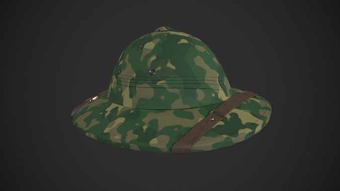3D model Pith Hat VR / AR / low-poly | CGTrader