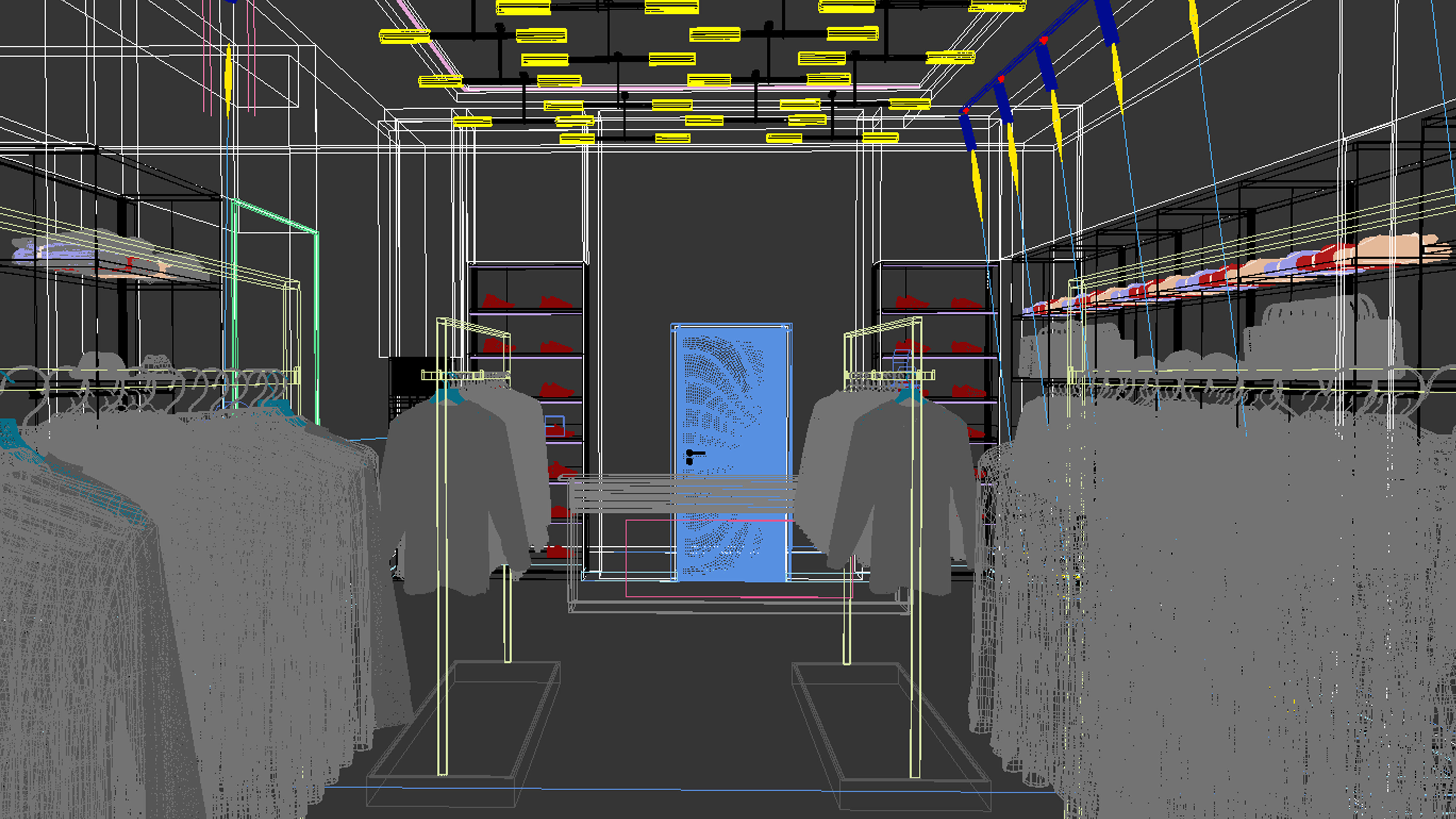 clothing store shop 2 3D model | CGTrader