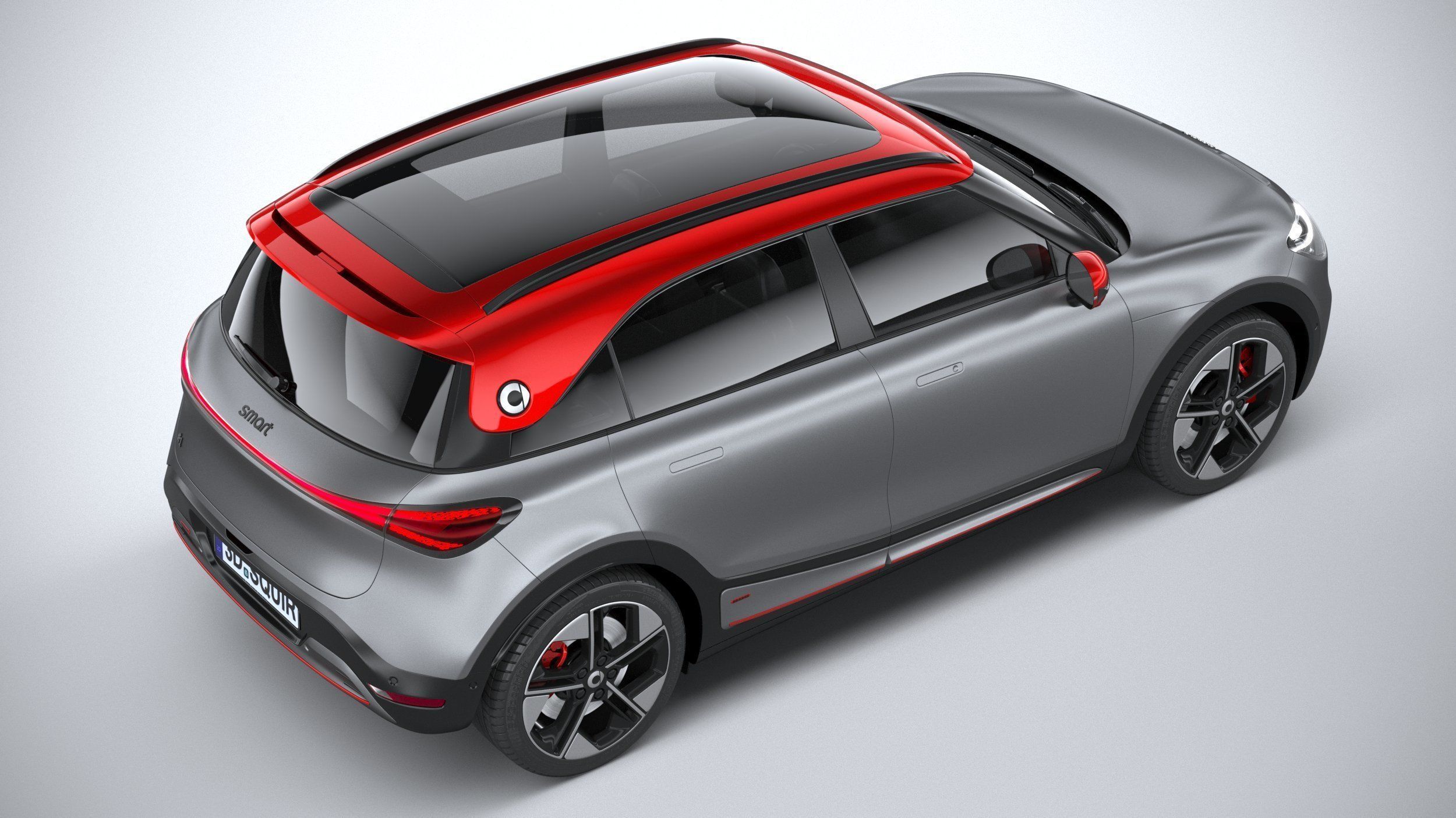 Smart 1 Brabus 2023 3D model | CGTrader