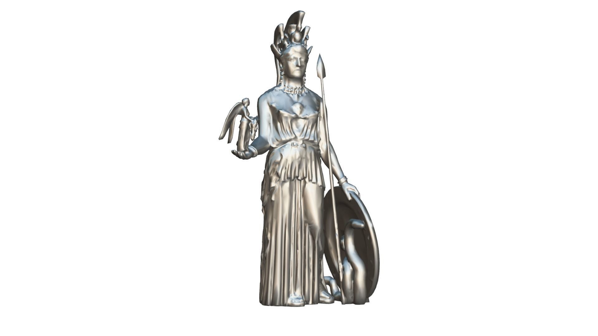 3D model Athena Parthenos VR / AR / low-poly | CGTrader