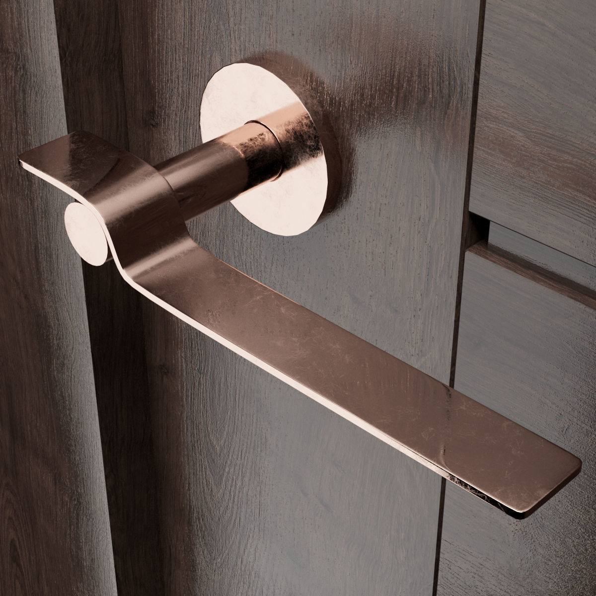 Door handles collection set 2 3D model | CGTrader