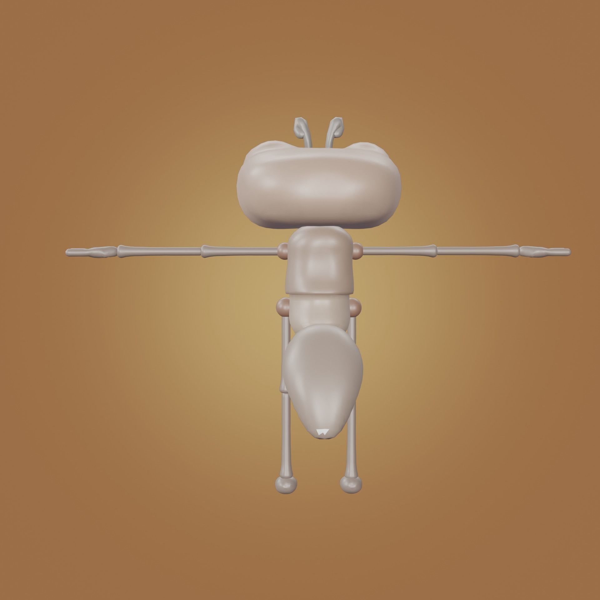 3D model Animated Character Marcus of the Ant World VR / AR / low-poly ...