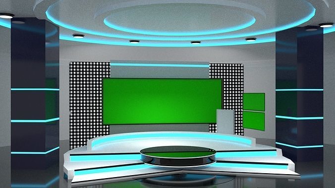 virtual stage 3D model | CGTrader