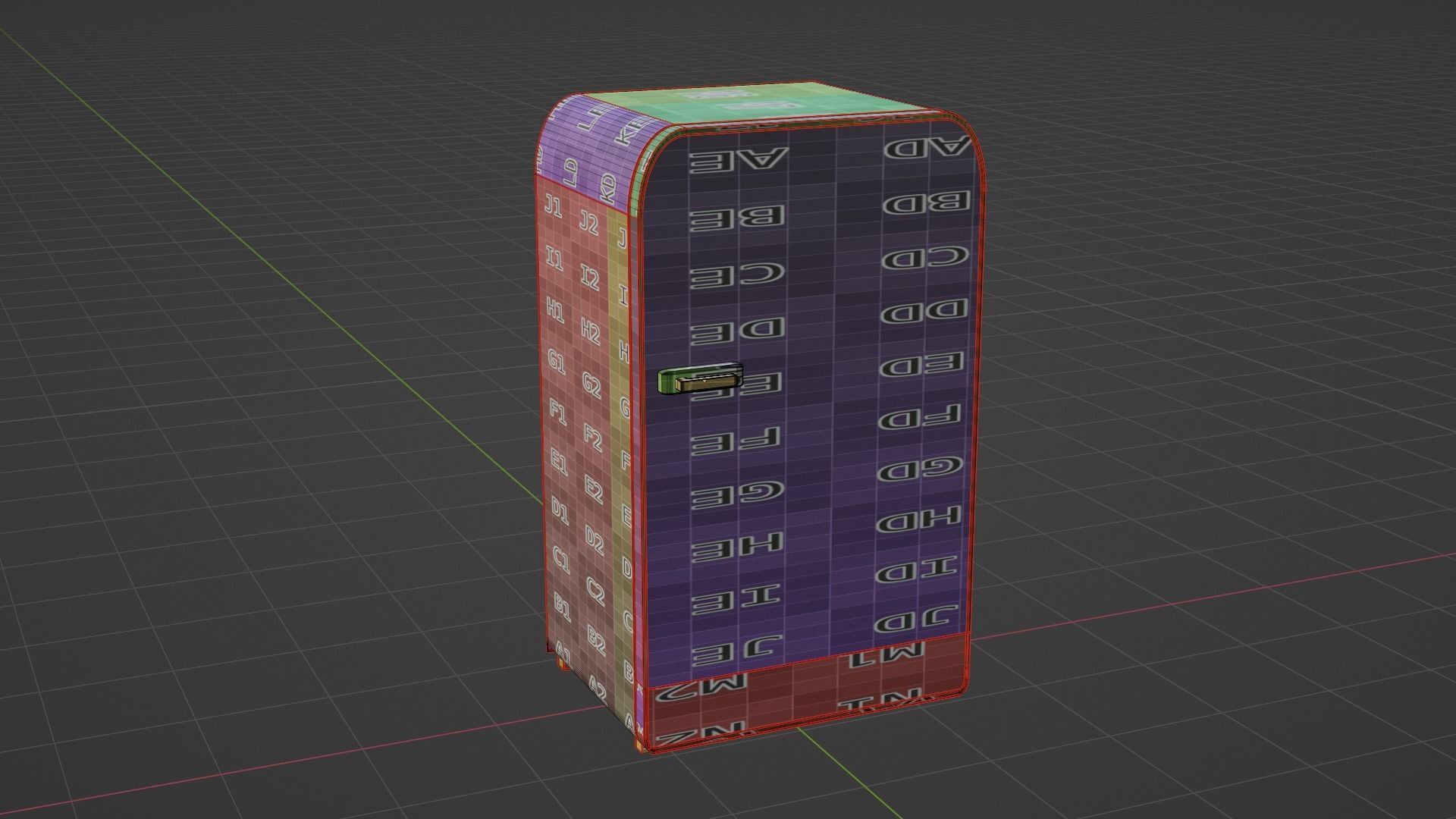 Scary Fridge free 3D model | CGTrader