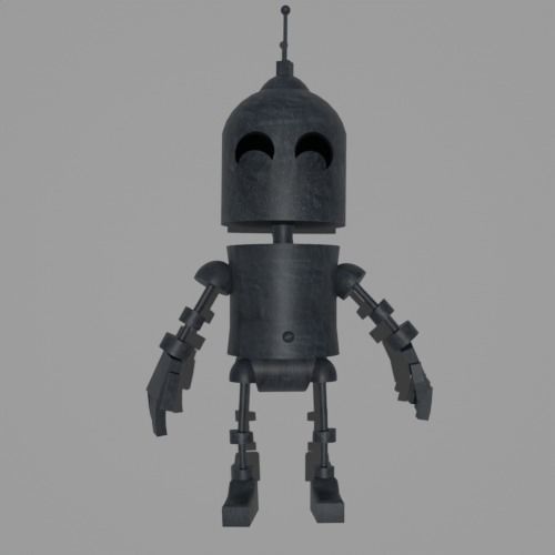 3D model Nice-robot FBX LOW POLY For games For mobile games AmPeR-1450 ...
