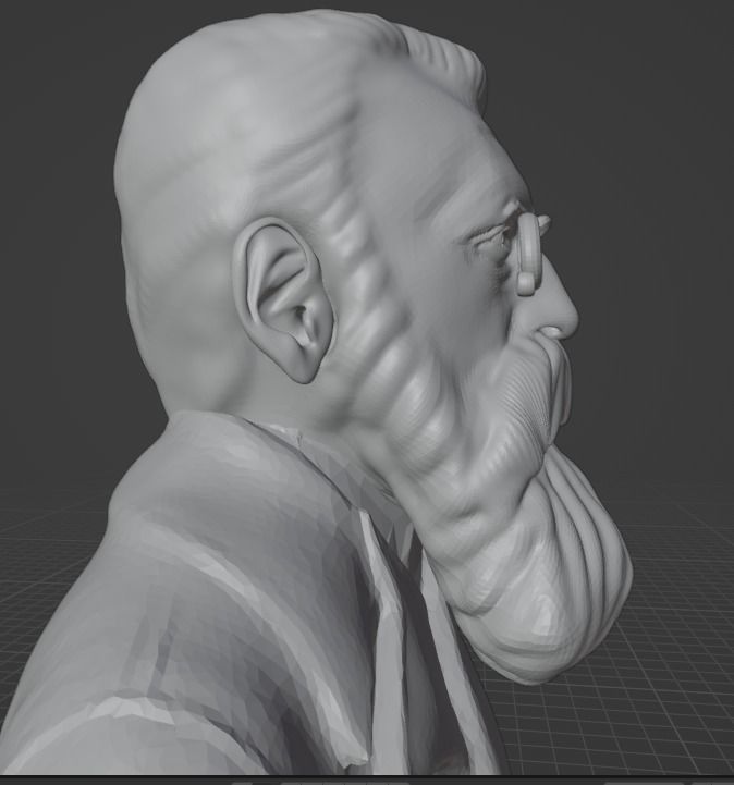 Auguste Rodin 3D model 3D printable | CGTrader