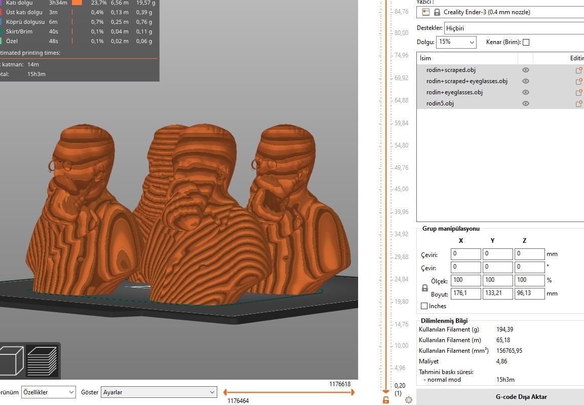 Auguste Rodin 3D model 3D printable | CGTrader