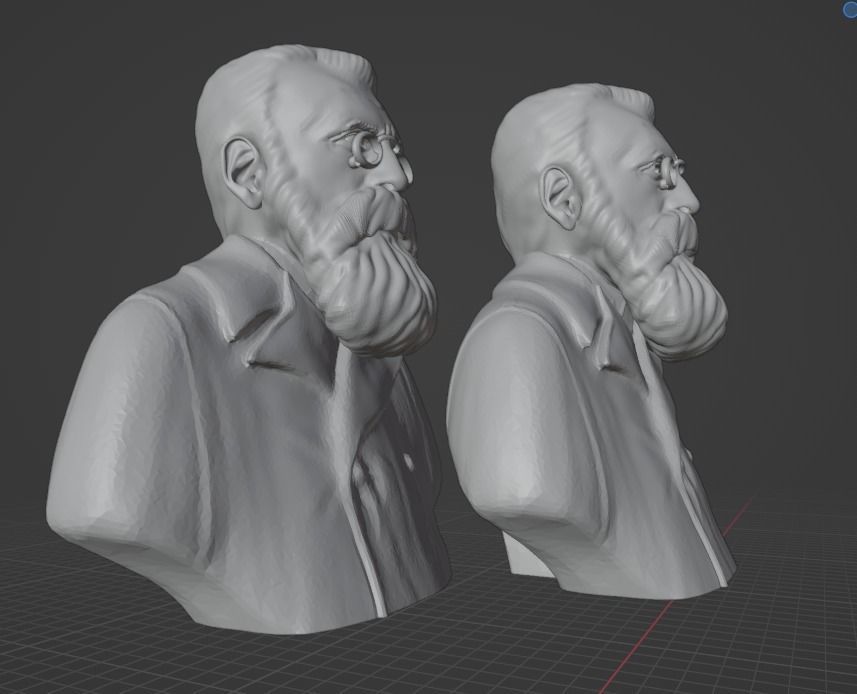 Auguste Rodin 3D model 3D printable | CGTrader