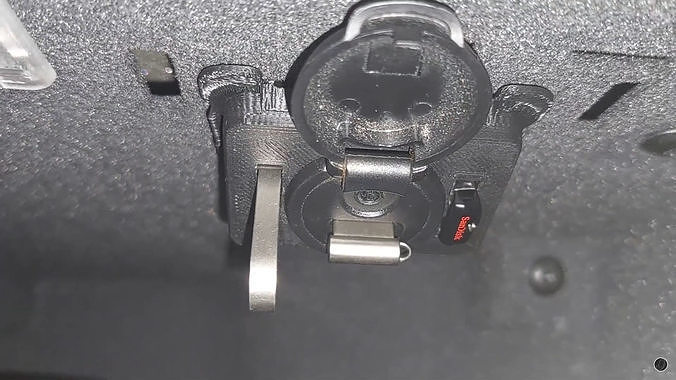 Mounting for USB-AUX Port in Citroen C5 X7 free 3D model 3D printable ...