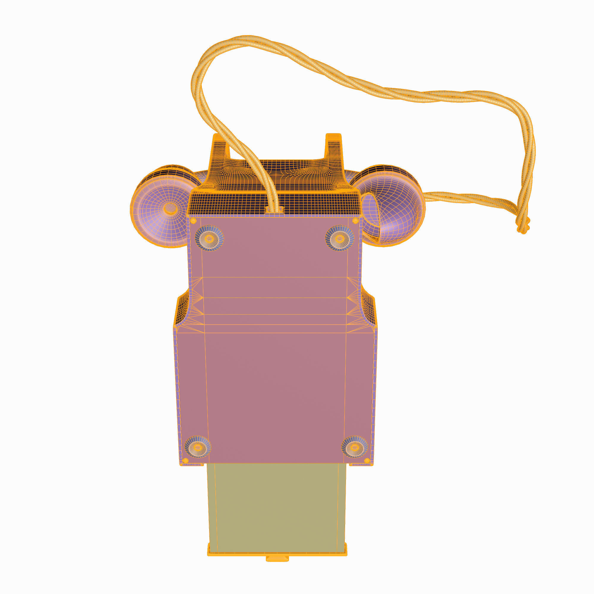 Red Telephone GPO 312L with drawer 3D model | CGTrader