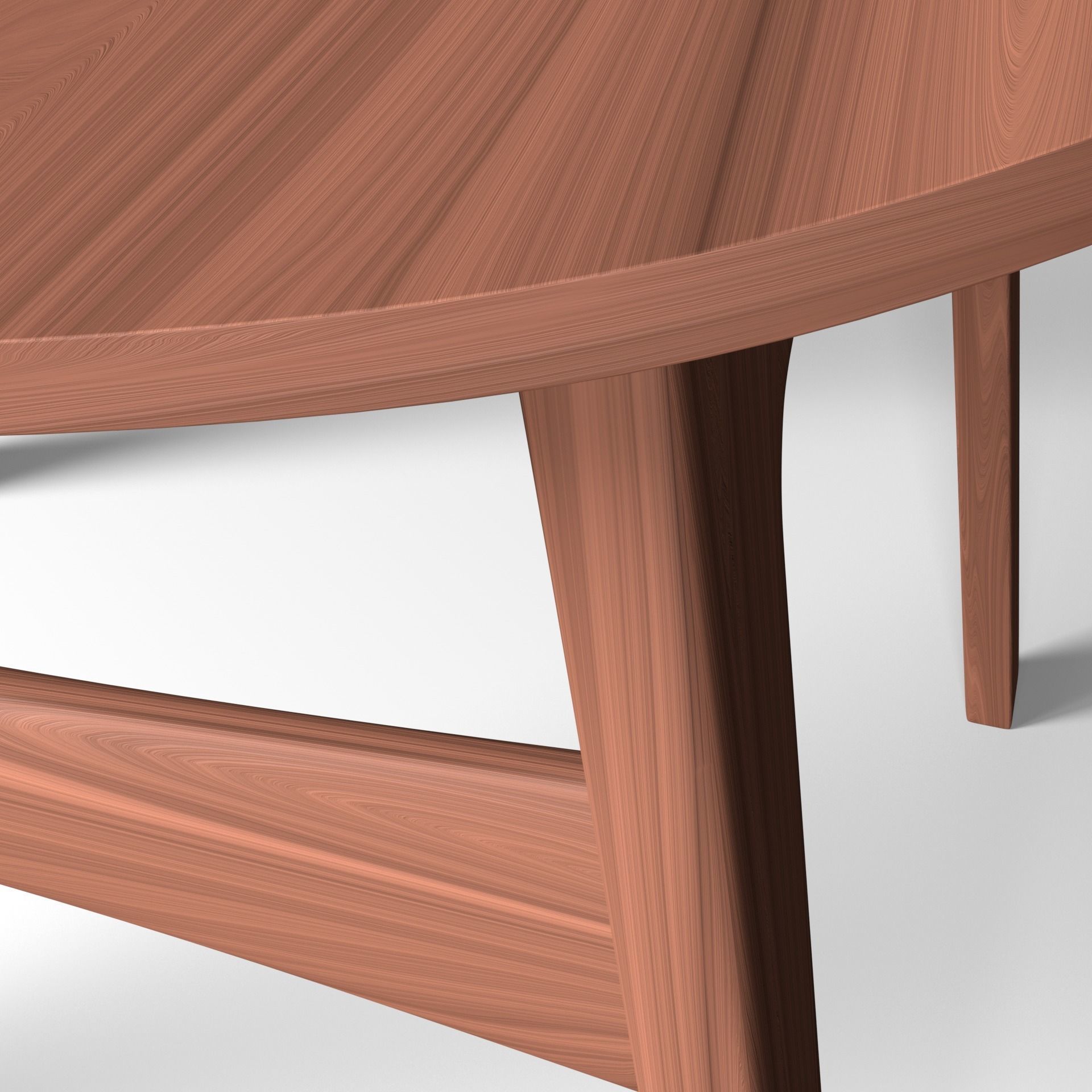 Wood base chair free 3D model | CGTrader