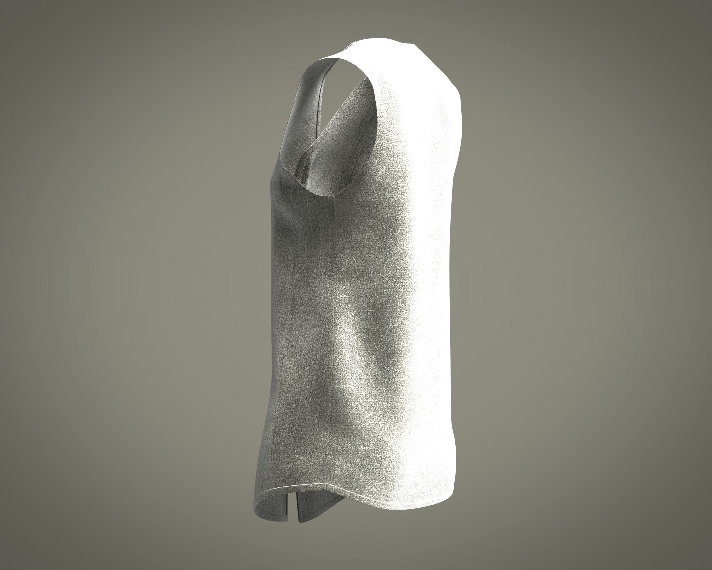 Girls Long Koti 3D model | CGTrader