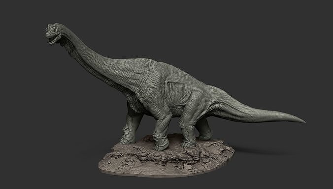 Brachiosaurus 3D print ready 3D model 3D printable | CGTrader