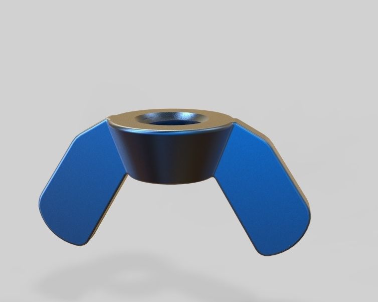 M5 Wing Nuts 3D model 3D printable | CGTrader