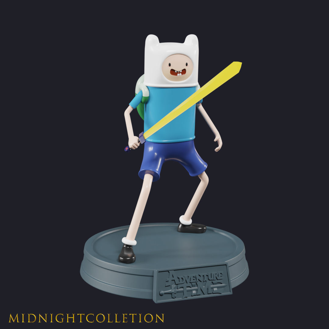 FINN - ADVENTURE TIME 3D model 3D printable | CGTrader