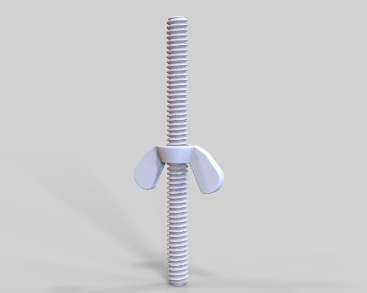 M4 Wing Nuts 3D model 3D printable | CGTrader