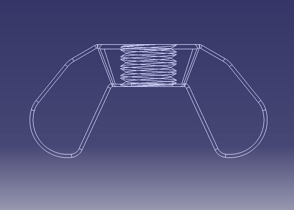 M4 Wing Nuts 3D model 3D printable | CGTrader
