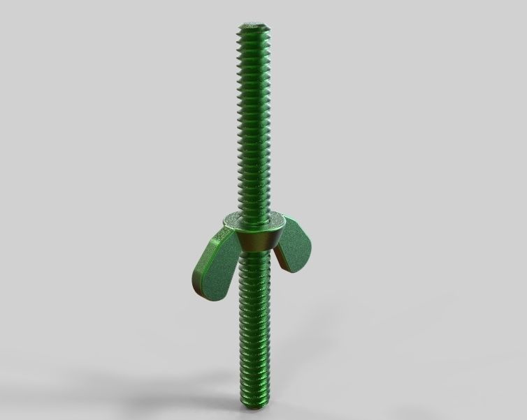M4 Wing Nuts 3D model 3D printable | CGTrader