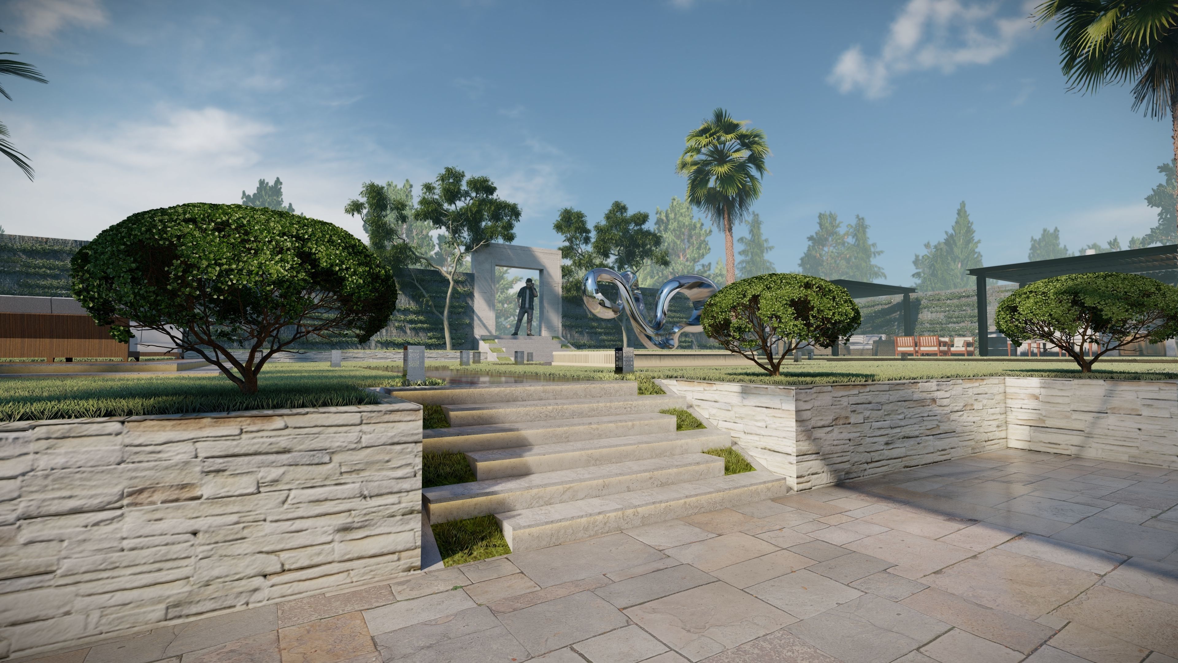 Landscape design 3d model and render in lumion 3D model | CGTrader