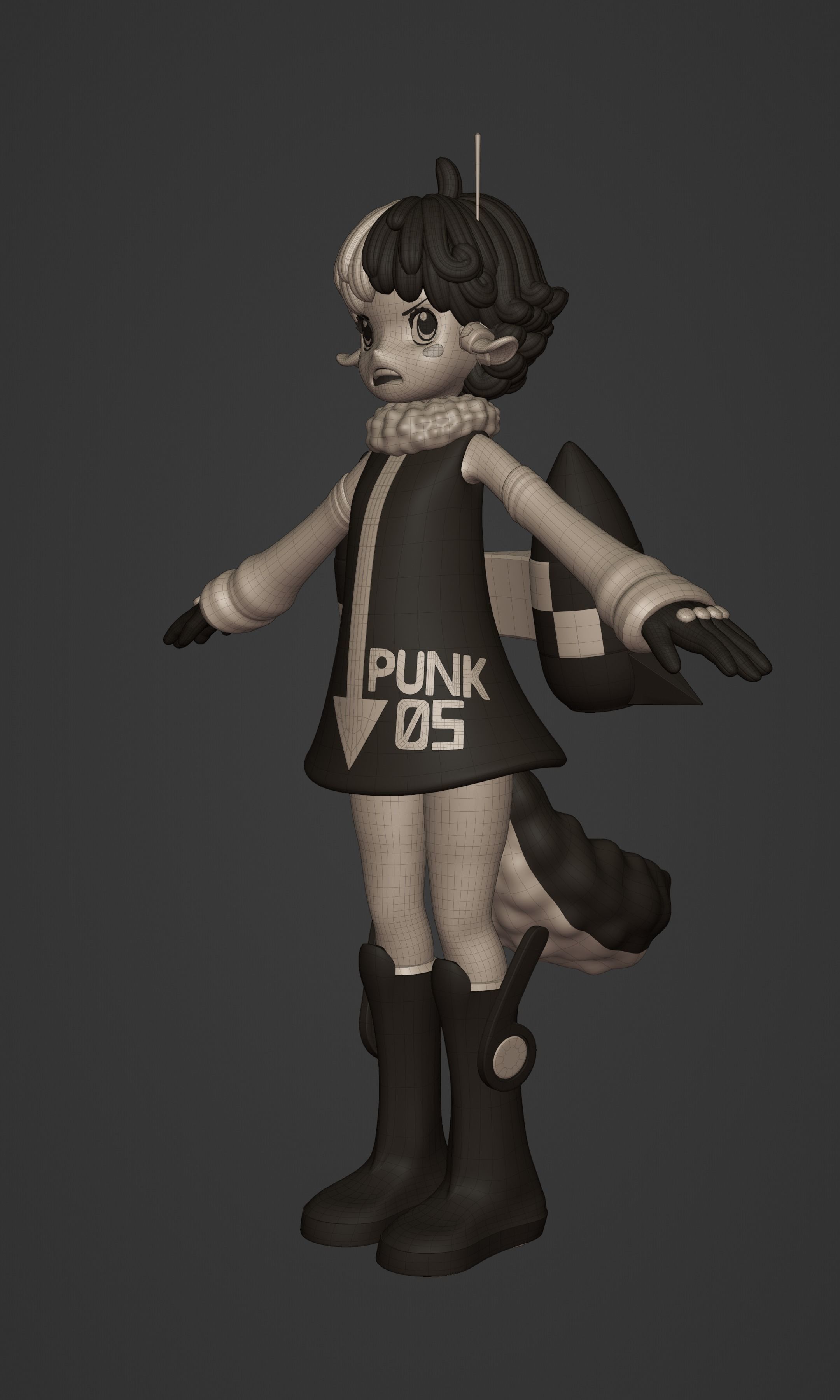 3D model ONE PIECE VEGAPUNK ATLAS FIGURE SCULPT VR / AR / low-poly ...