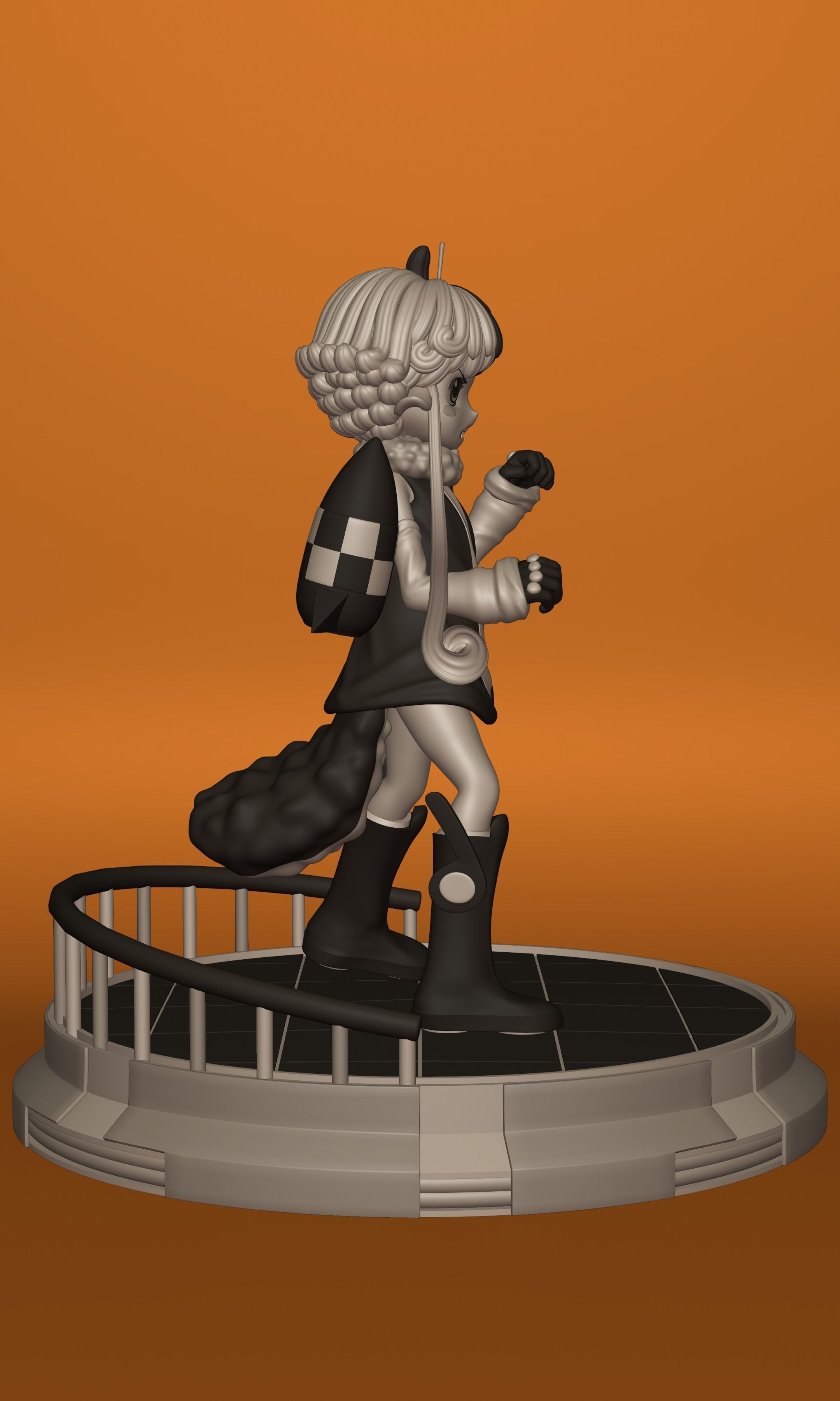 3D model ONE PIECE VEGAPUNK ATLAS FIGURE SCULPT VR / AR / low-poly ...