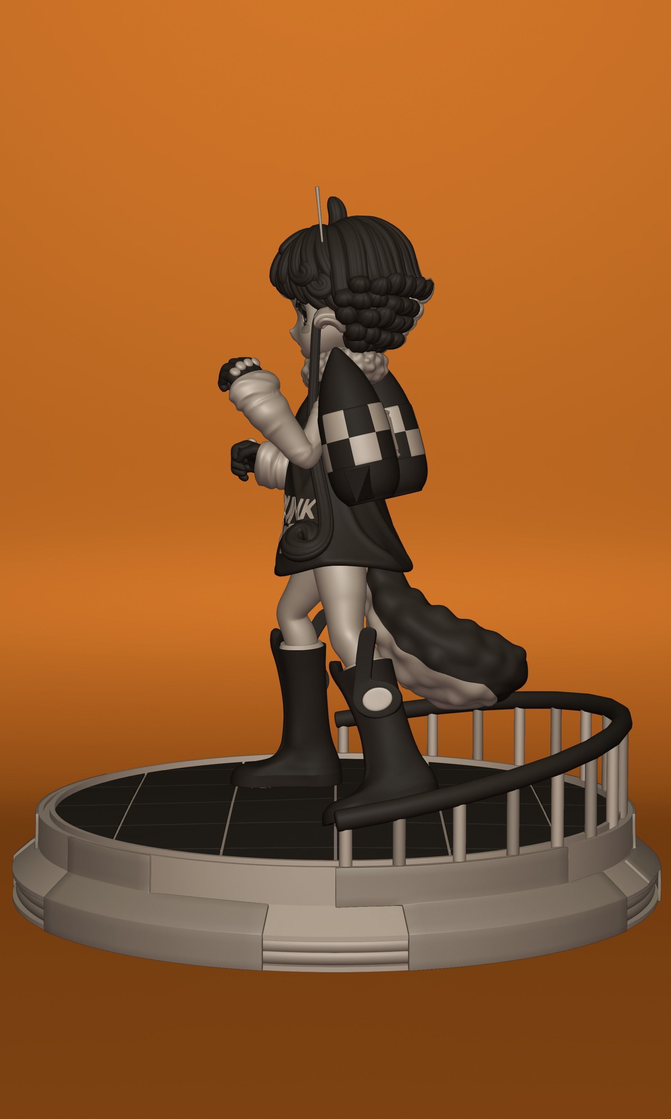 3D model ONE PIECE VEGAPUNK ATLAS FIGURE SCULPT VR / AR / low-poly ...