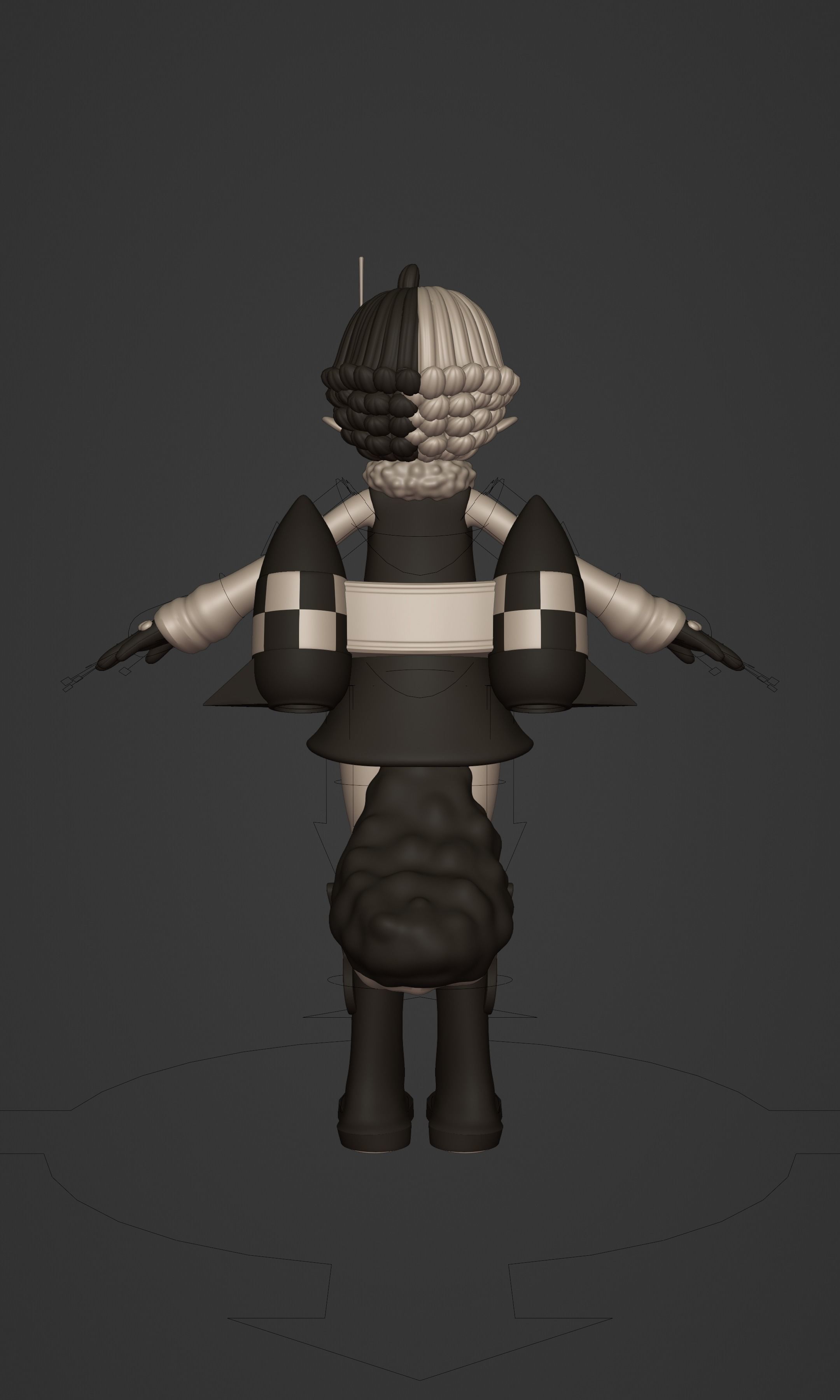 3D model ONE PIECE VEGAPUNK ATLAS FIGURE SCULPT VR / AR / low-poly ...