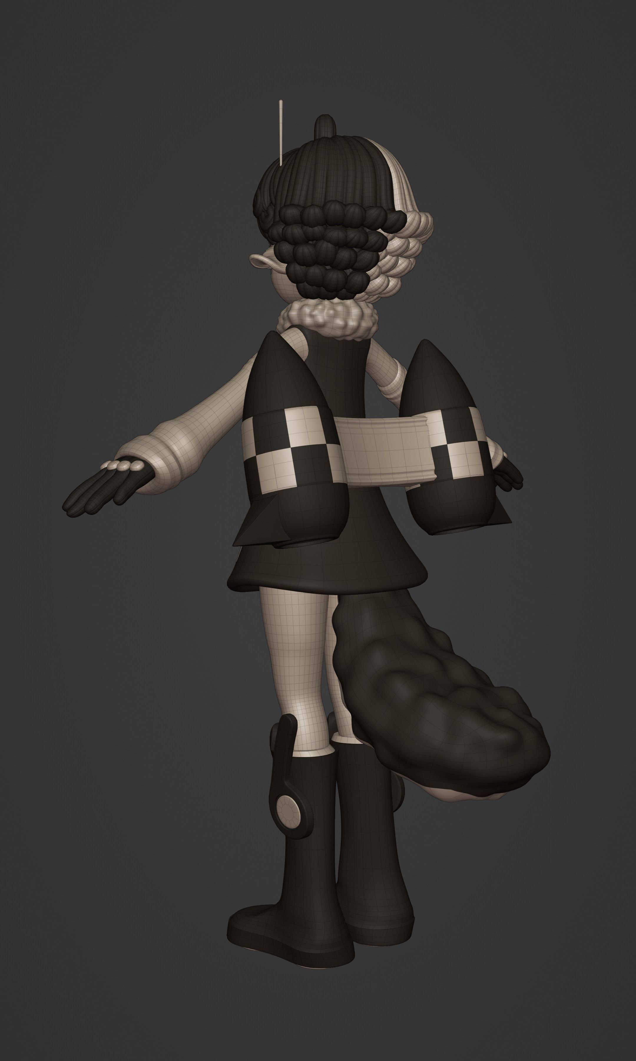 3D model ONE PIECE VEGAPUNK ATLAS FIGURE SCULPT VR / AR / low-poly ...