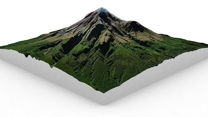 Mount Taranaki 3D model | CGTrader