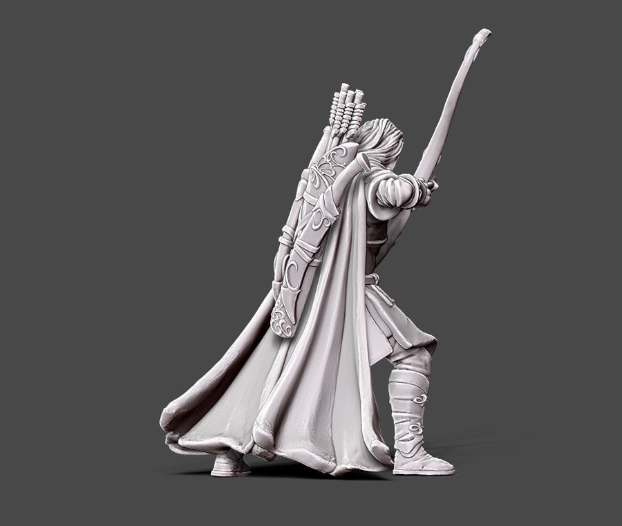 Elf - 35mm scale 3D model 3D printable | CGTrader