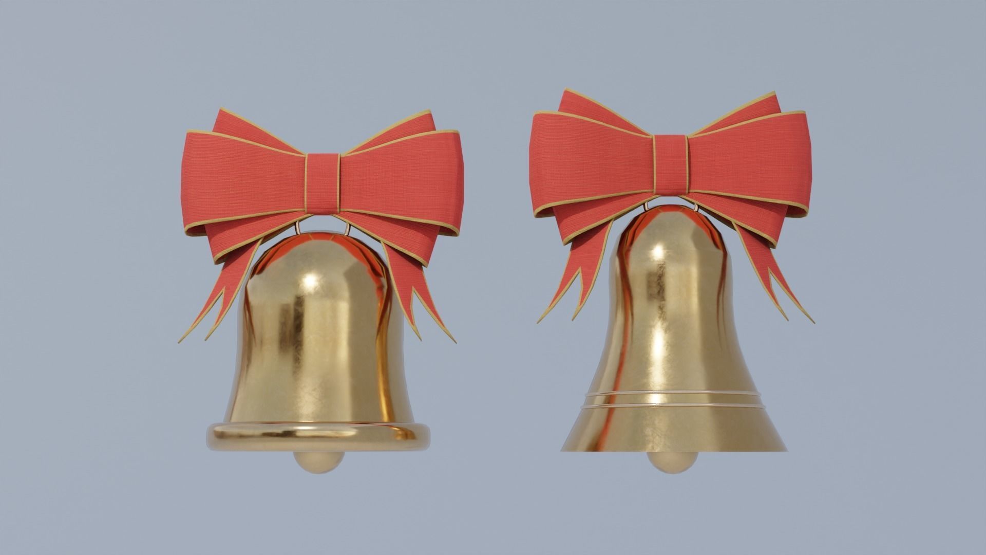 3D model Holiday Bell 4K and 2K VR / AR / low-poly | CGTrader