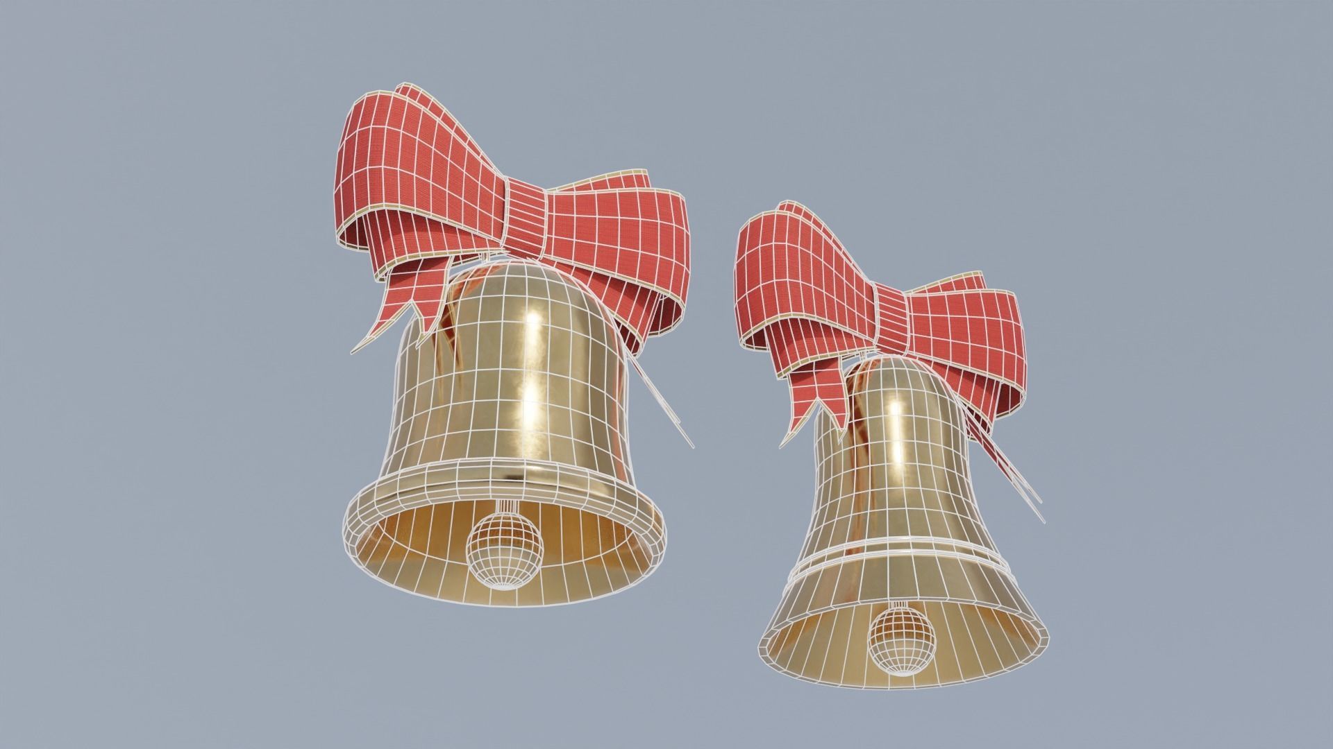 3D model Holiday Bell 4K and 2K VR / AR / low-poly | CGTrader