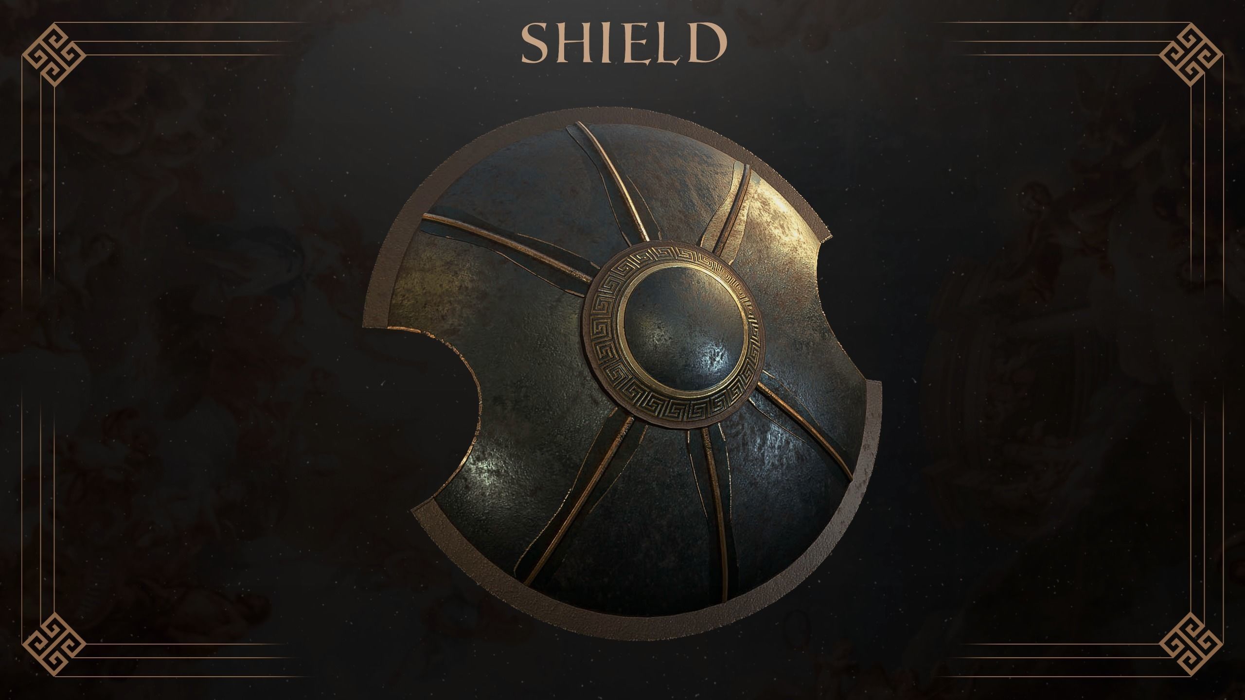 Ancient Greece Shield Pack 3D model | CGTrader
