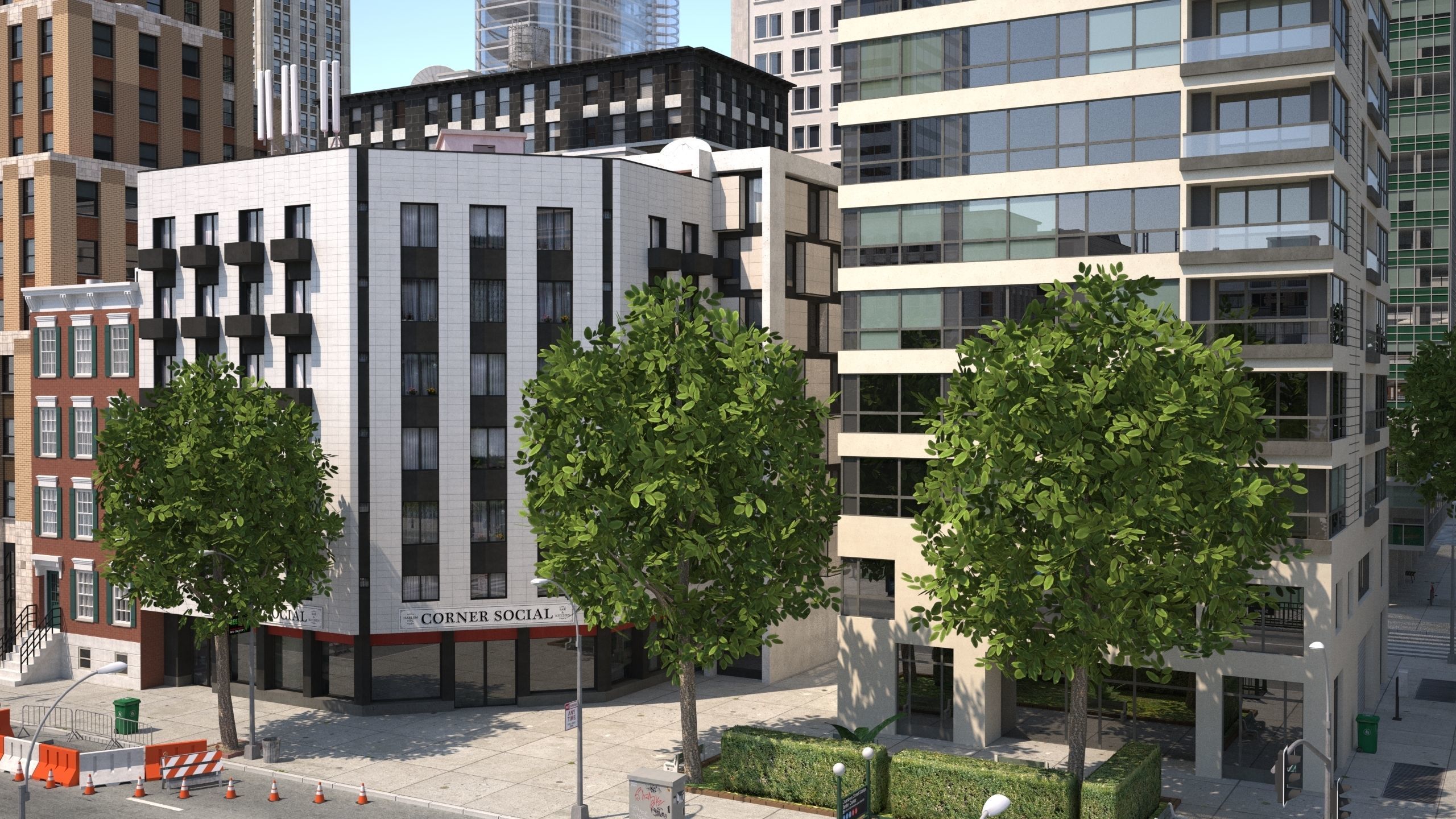 3D model Skyscraper City VR / AR / low-poly | CGTrader
